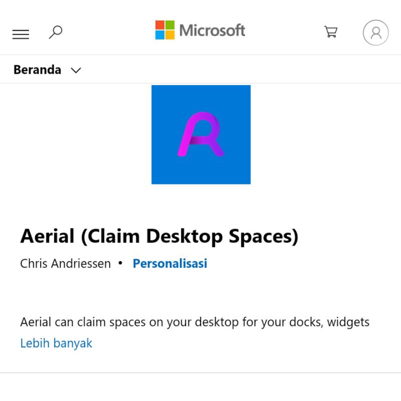 Jual Gift Cards Apps Microsoft Store Region Indo Aerial (Claim Desktop ...
