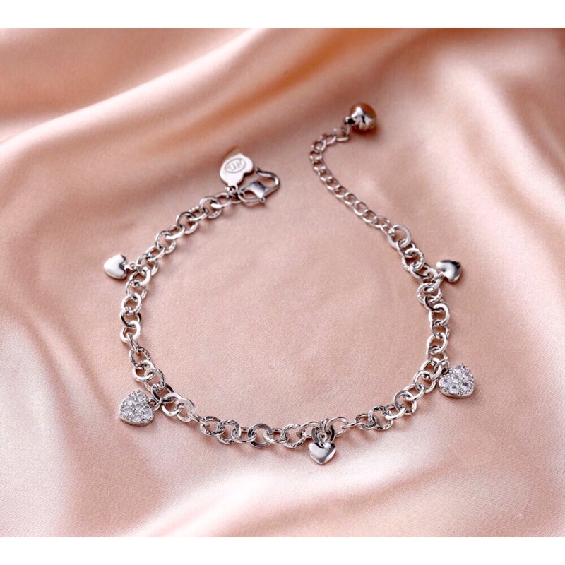 Jual gelang rantai silver xuping model k pop termurah | Shopee Indonesia