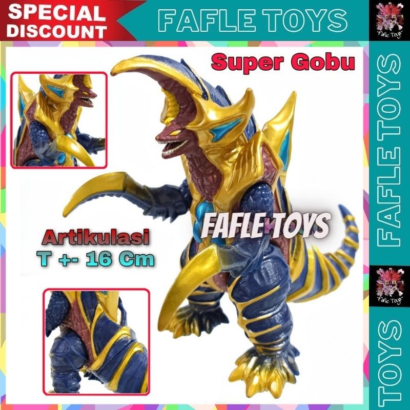 Jual Action Figure Monster Ultraman Gaia Monster Super Gobu Kaiju ...