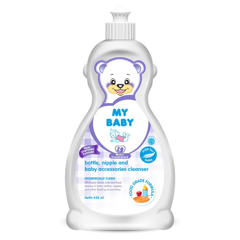 Jual My Baby Sabun Pencuci Botol Piring Bayi 450ML_MyBaby Bottle Nipple ...