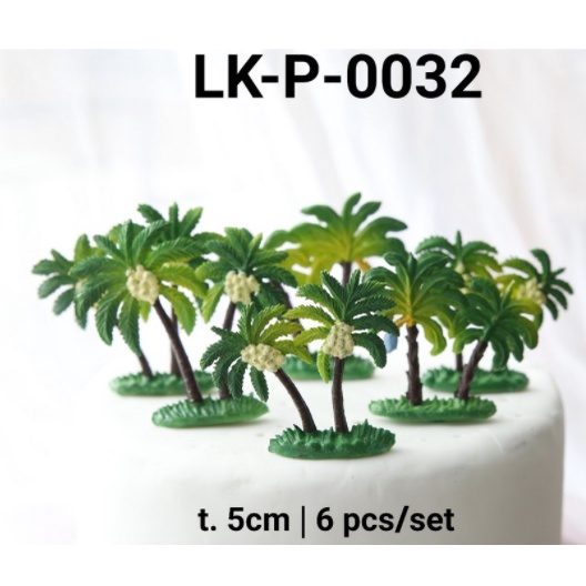 Jual Topper cake hiasan kue tart rumput tanaman bunga pohon lokal ...