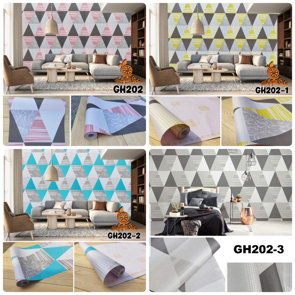 Jual Wallpaper Stiker Dinding Motif 45cm X 8M GH Motif Best Seller ...