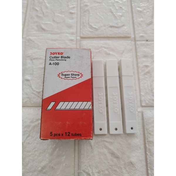 Jual 1 TUBE = 5PCS!! A-100/Refill cutter kecil joyko/refill cutter A ...