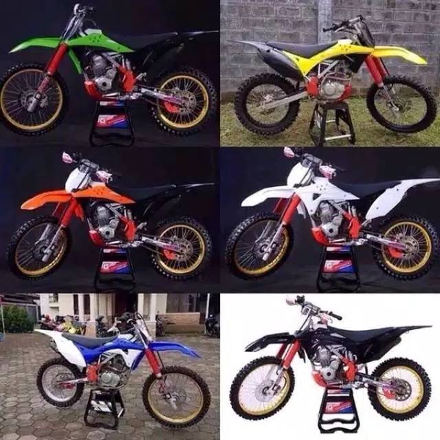 Jual BODYSET KLX GORDON -BODY SET KLX 150 DTRACKER | Shopee Indonesia