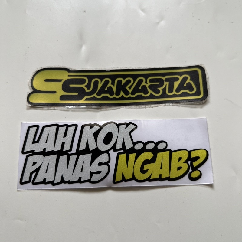 Jual STIKER STICKER LAH KOK PANAS NGAB CUTTING | Shopee Indonesia