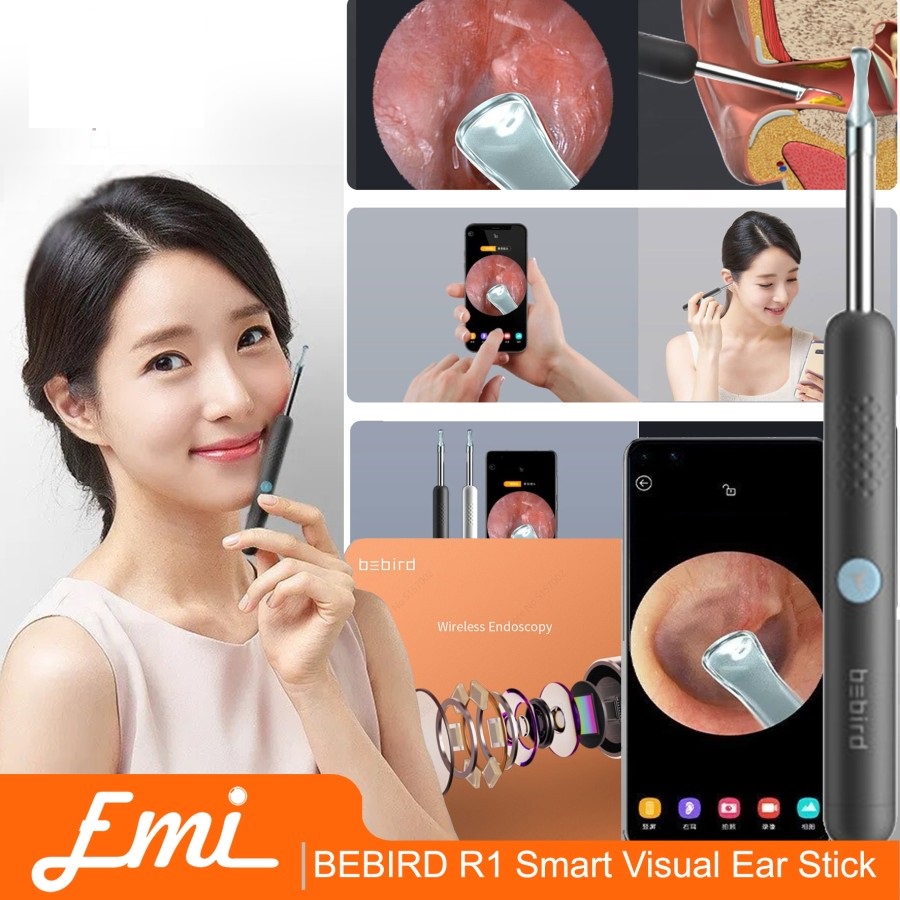 Jual BEBIRD R1 Korek kuping KAMERA Pembersih Telinga Smart Visual Ear ...