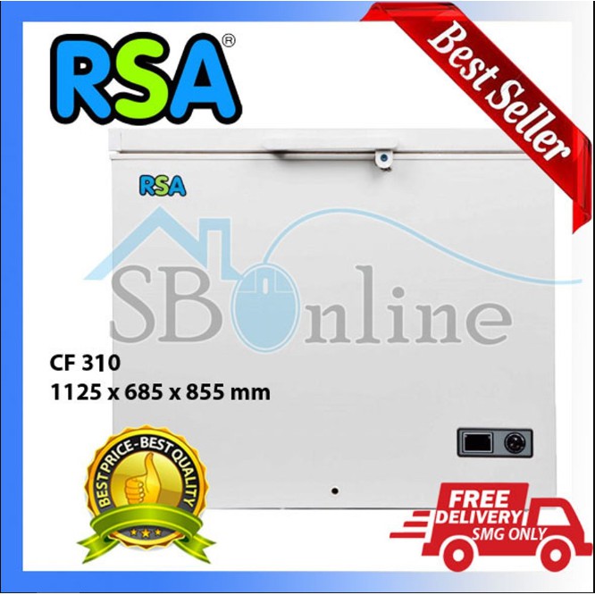 Jual RSA Chest Freezer 310 Liter - CF 310 | Shopee Indonesia