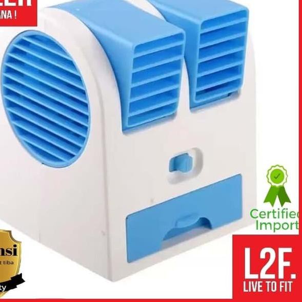 Jual AC duduk Mini Portable / AC Kipas Angin Mini Meja / Double Blower ...