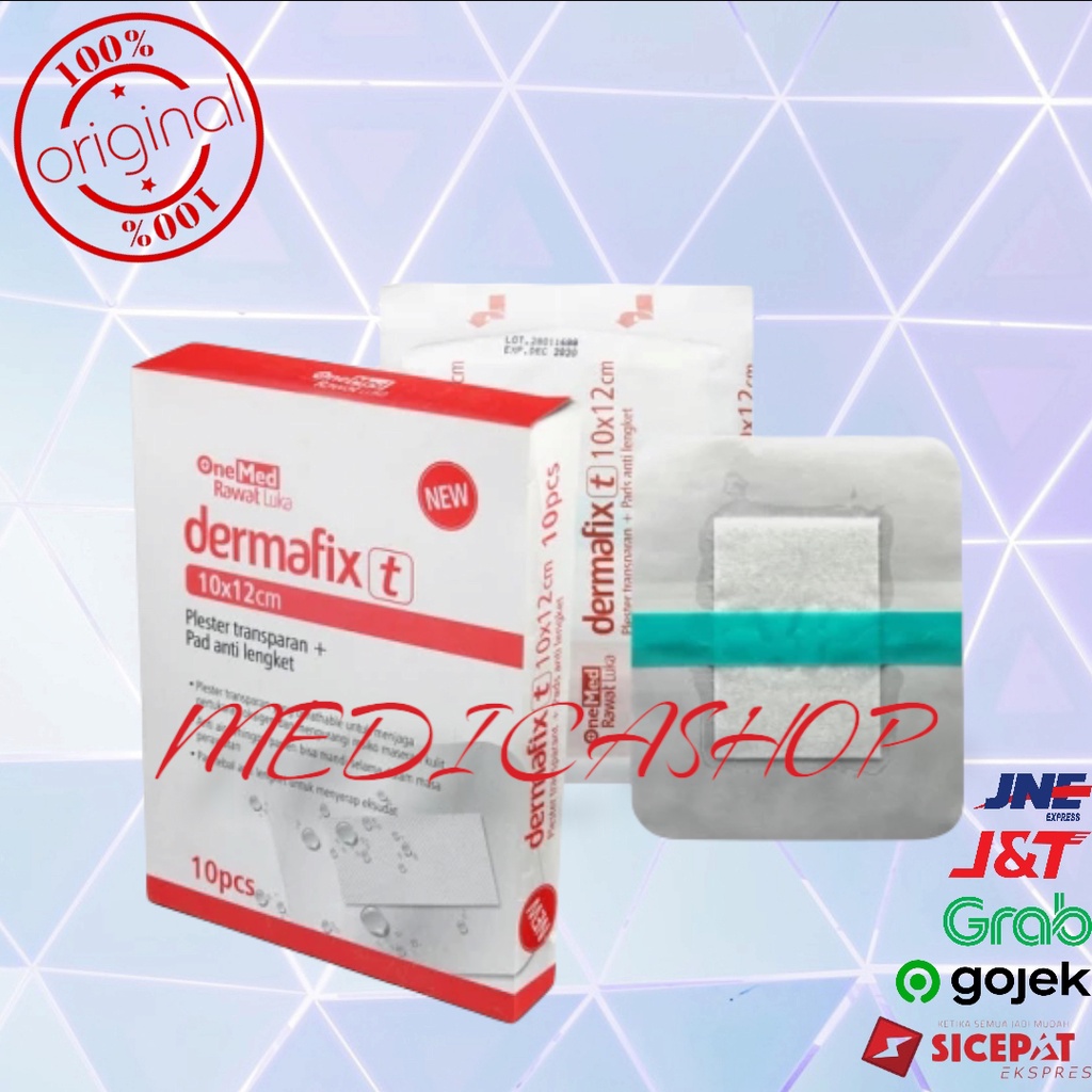 Jual Dermafix T 10x12 cm Isi 10 OneMed | Shopee Indonesia