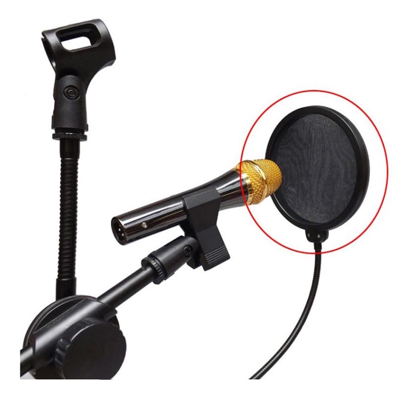 Jual Pop Filter Microphone Mikrofon Mic Mik Condenser Kondensor ...