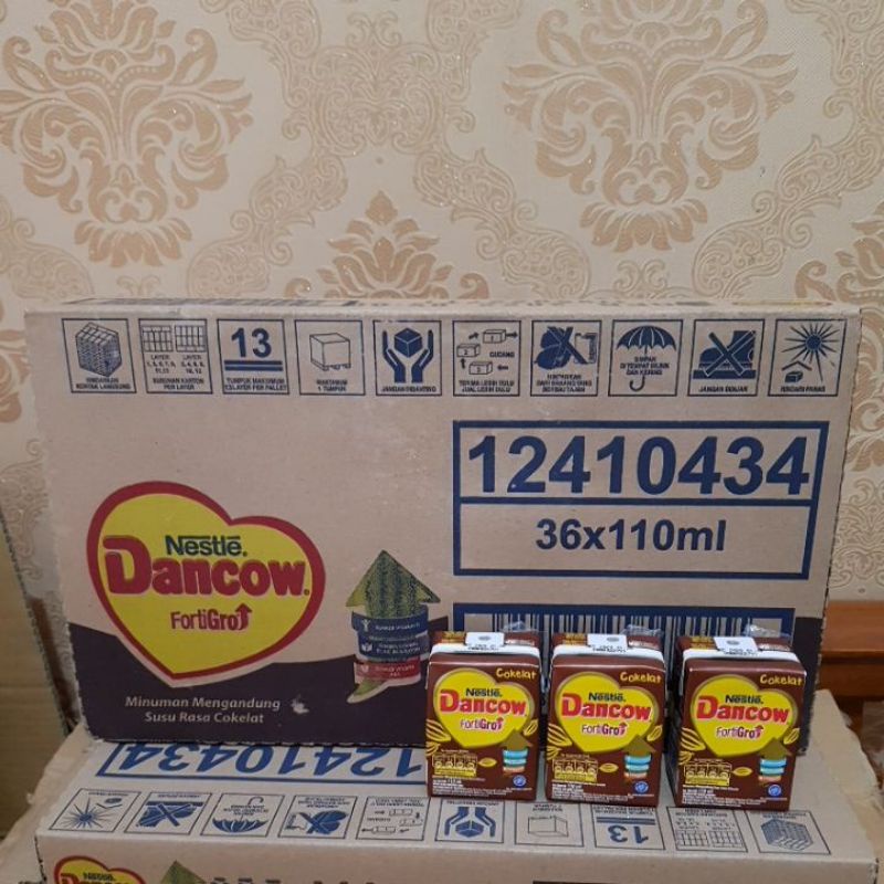 Jual Dancow Fortigro Susu UHT 110ml x 36pcs | Shopee Indonesia