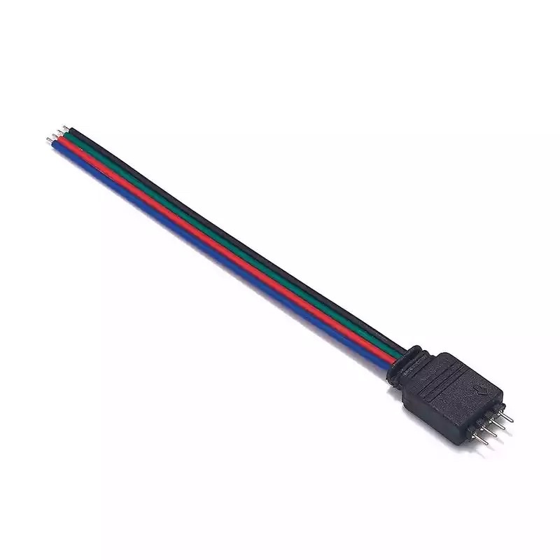 Jual Kabel Jepit 2 Sisi LED Strip RGB 3528/5050 ke kepala rgb 4 Pin ...