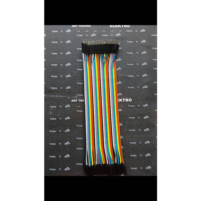 Jual jumper male to female 40 pin 20 cm arduino uno nano mega koneksi ...
