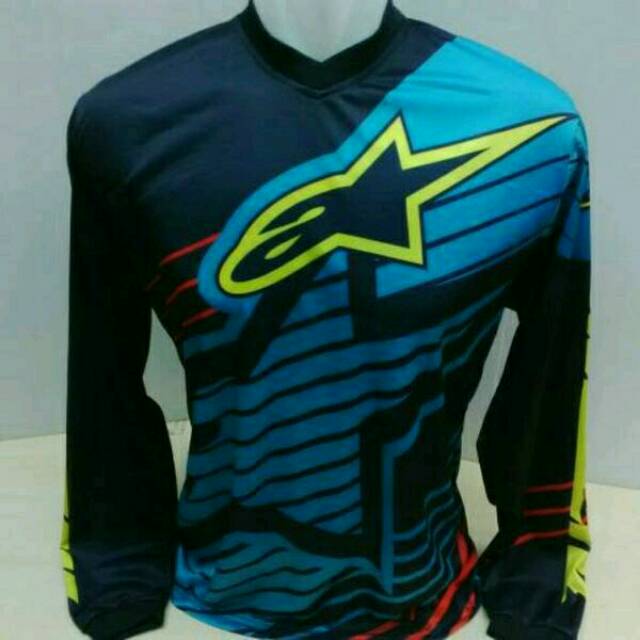 Jual Jersey sepeda downhill-baju cross | Shopee Indonesia
