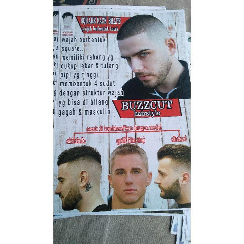 Jual poster mngenal bentuk muka&rambut | Shopee Indonesia