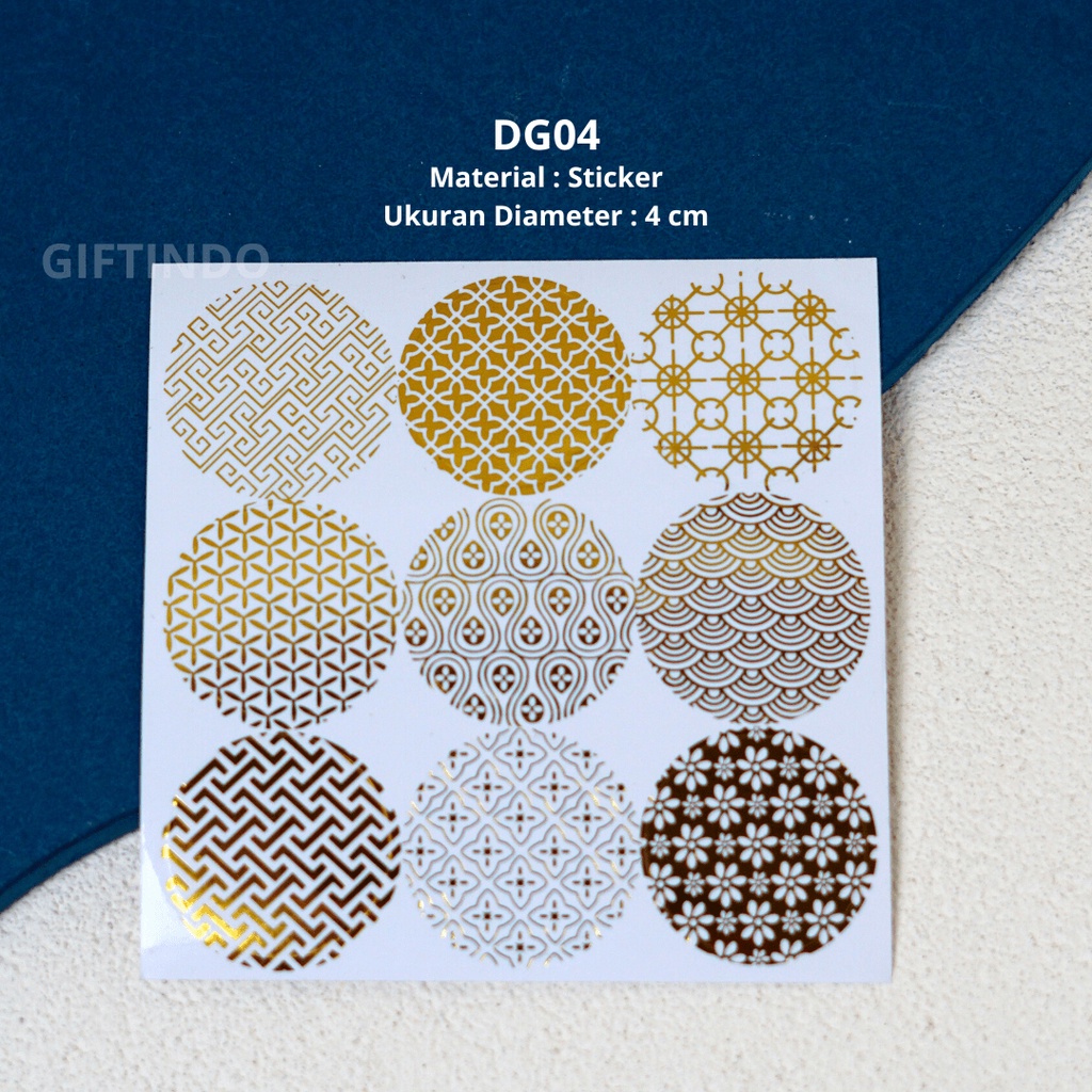 Jual Stiker Stamp Vintage, Stamp Surat, Sticker Gold Simple, Sticker ...