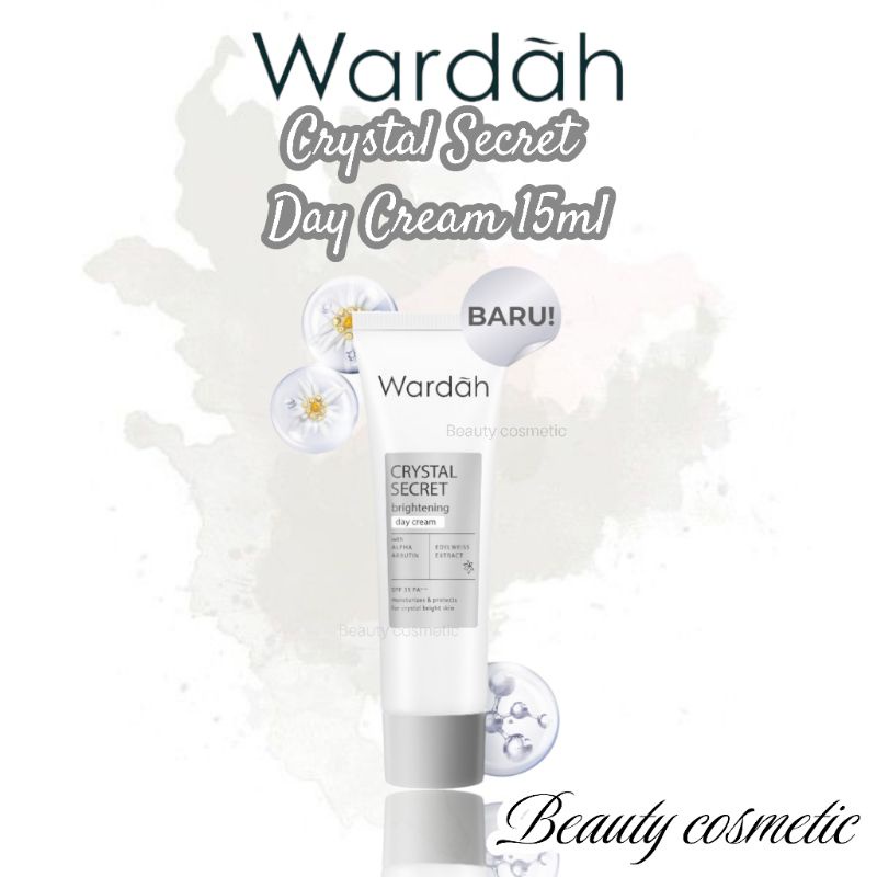 Jual Wardah Crystal Secret Day Cream SPF 35 PA+++ 15ml | Shopee Indonesia