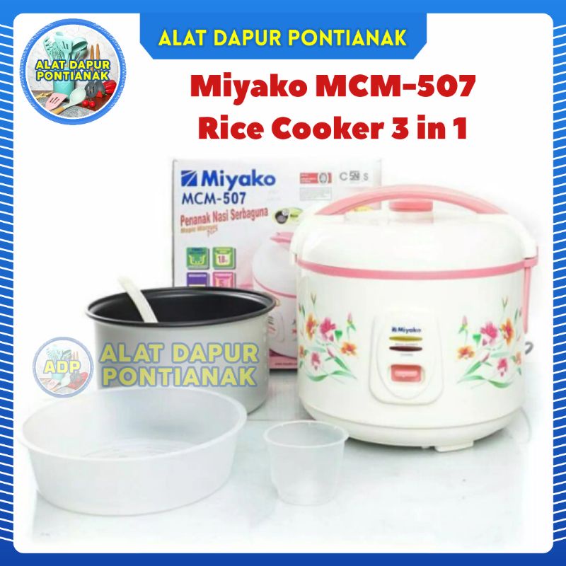 Jual Magic Warmer Plus Miyako Magicom MCM507 Rice Cooker MCM 507 1.8 ...