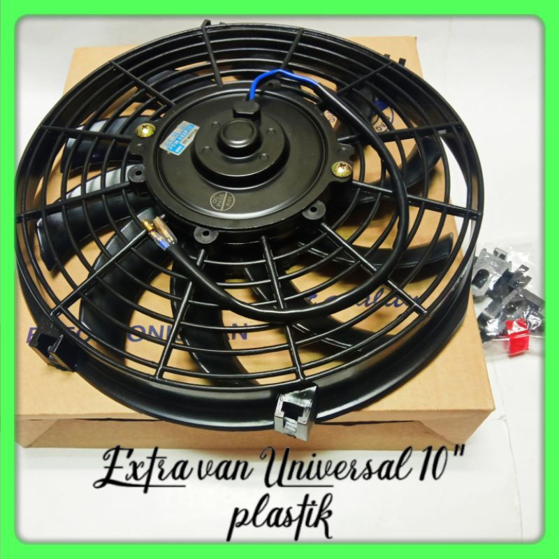 Jual EXTRA FAN AC RADIATOR MOBIL 12V UNIVERSAL 12 INCHI DAN 10 INCHI ...
