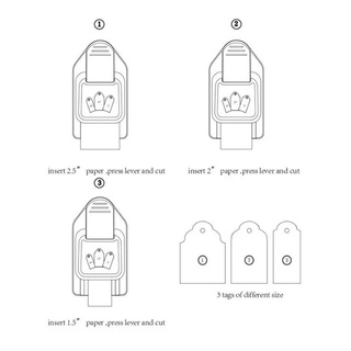 Jual LovelyCraftStore | Hang tags puncher Pembolong kertas for ...