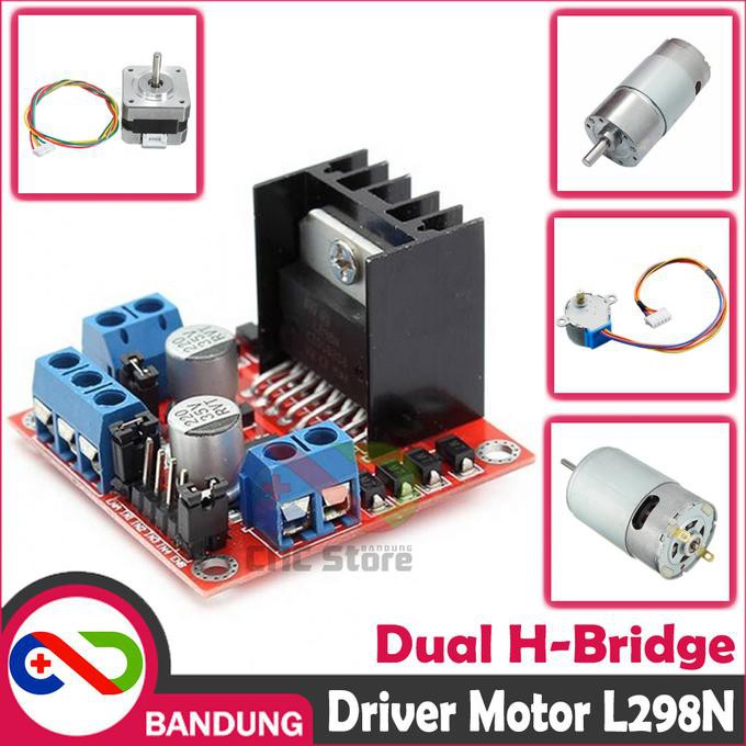 Jual CNC L298N L298 DUAL H BRIDGE STEPPER MOTOR DRIVER MODULE | Shopee ...