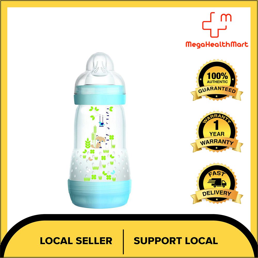 Jual MAM Newborn Feeding Set Boy & Start Self Sterilising Anti-Colic ...