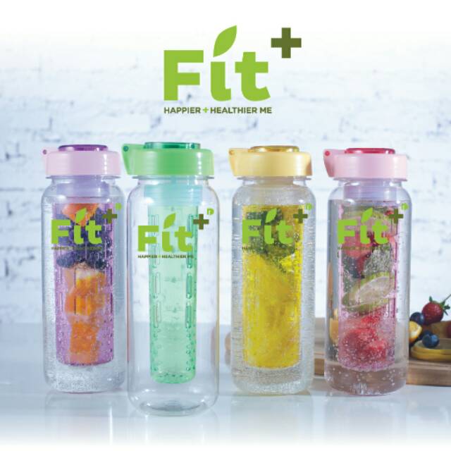 Jual Per Pcs Botol Infuse Water Fit Plus Daily or Max / Bottle Fit+ ...