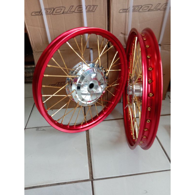 Jual VELG RODA MOTOR HONDA VARIO BEAT SCOPI ROSSI RING 17 X140 MERAH ...