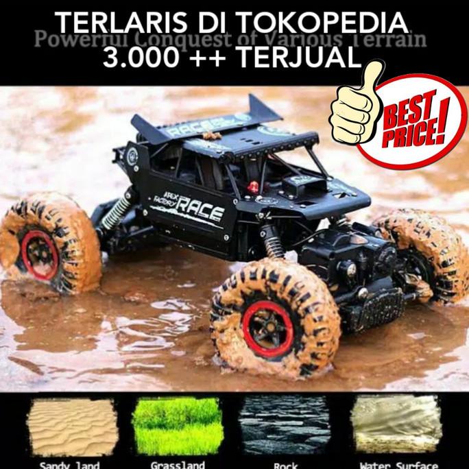 Jual Mobil Remot 4WD ROCK CRAWLER OFFROAD 2.4Ghz Mainan RC Remote Control | Shopee Indonesia