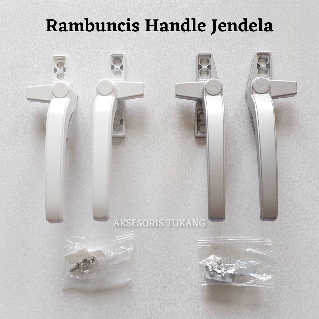Jual Kunci Jendela / Rambuncis Jendela Aluminium Silver / Putih Weldom ...