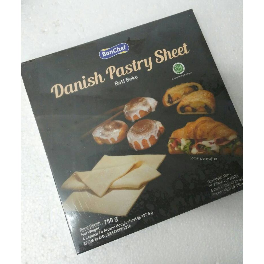 Jual Bon Chef Danish Pastry Sheet 750g | Shopee Indonesia