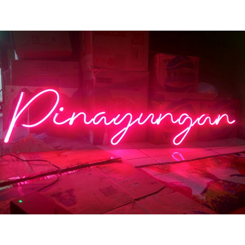 Jual Neon Flex Sign Custom Tata Usaha Squad | Shopee Indonesia