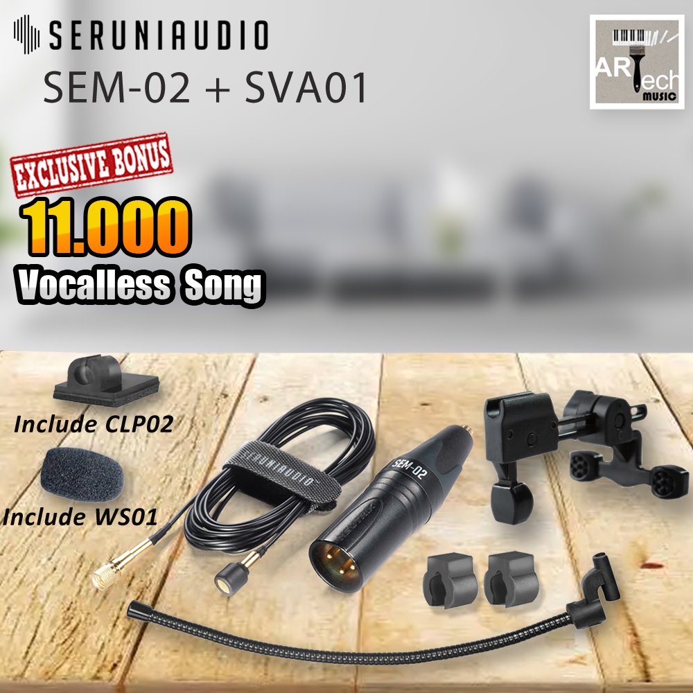Jual Seruniaudio SEM 02 Bundle SVA 01 Microphone - Seruni SEM02 SVA01 ...