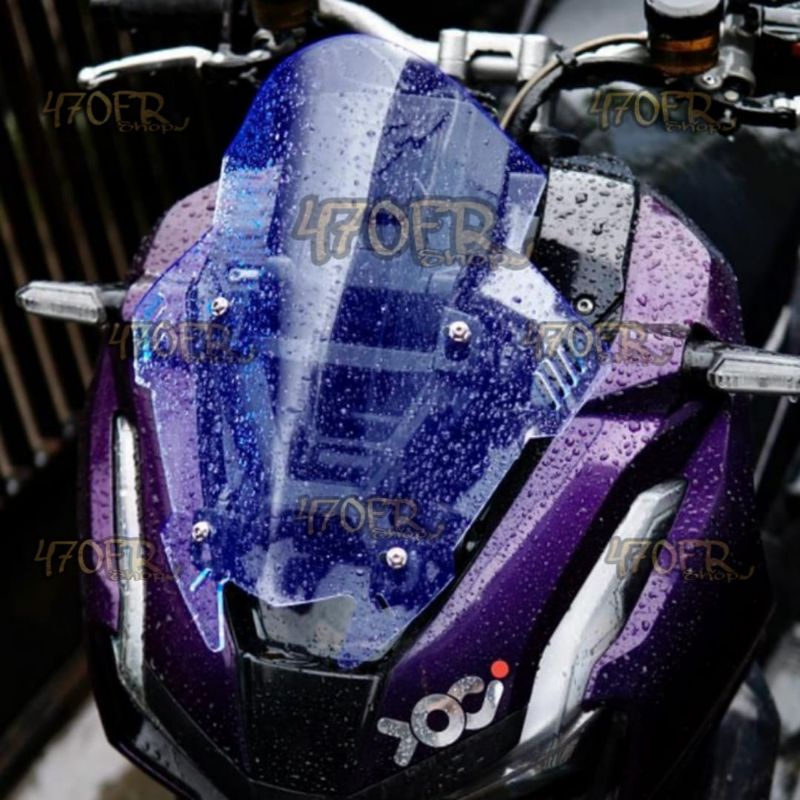 Jual Windshield Honda ADV sporty TDR mini race V3 sirip . Visor honda ...