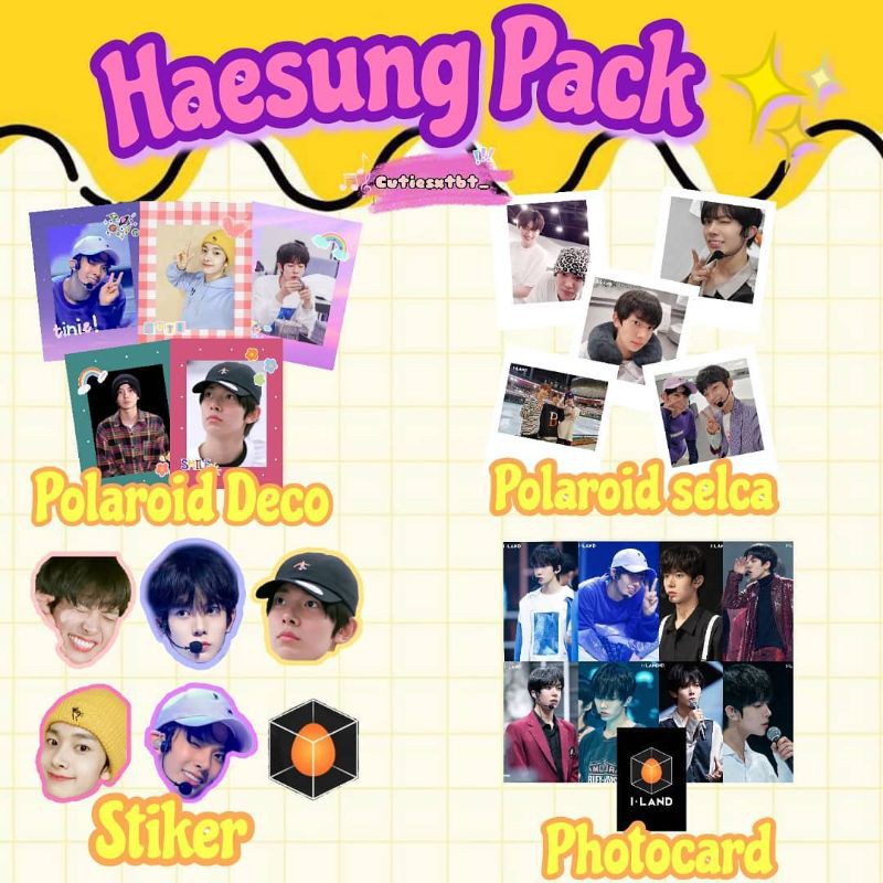 Jual FANKIT HAESUNG Iland/ENHYPEN | Shopee Indonesia