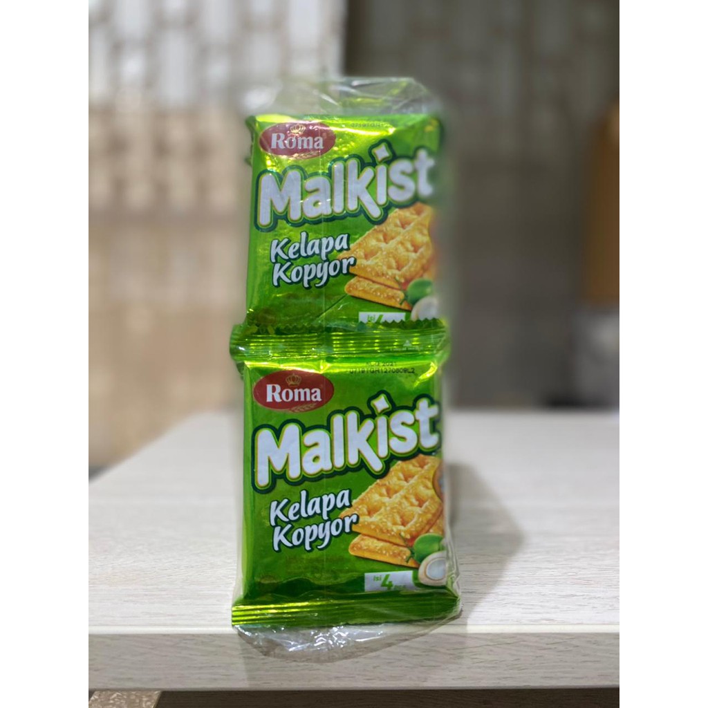 Jual Roma Malkist Sachet Renceng ( isi 20 ) - Cokelat Kelapa Kopyor ...