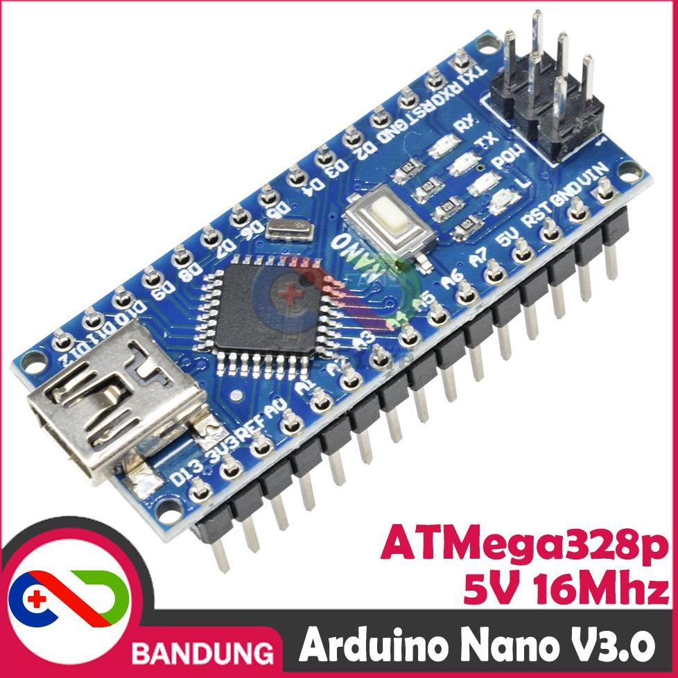 Jual [PRODUK CJ7U8] ARDUINO NANO V3 ATMEGA328P-PU 5V ARDUINO NANO ATMEGA328 TANPA KABEL DATA ...