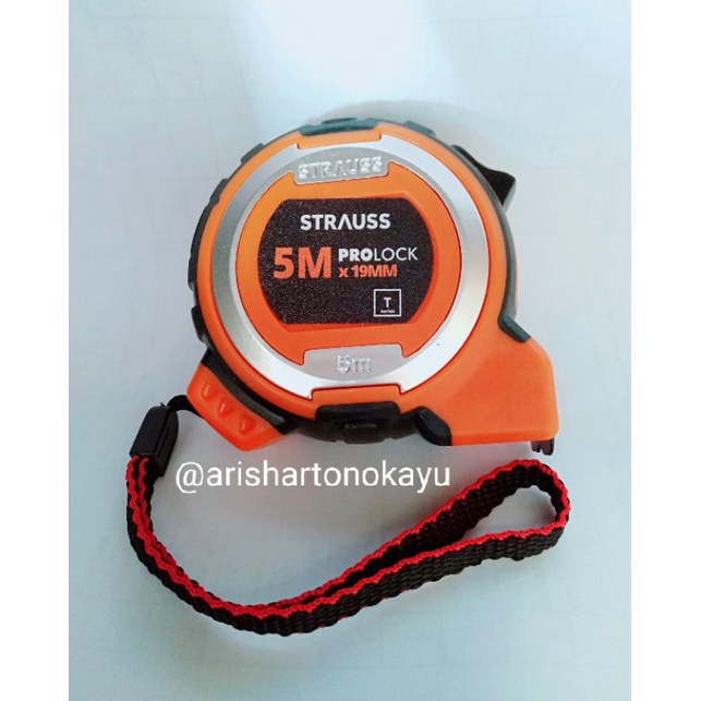 Jual Meteran 5M strauss ORI meteran premium | Shopee Indonesia