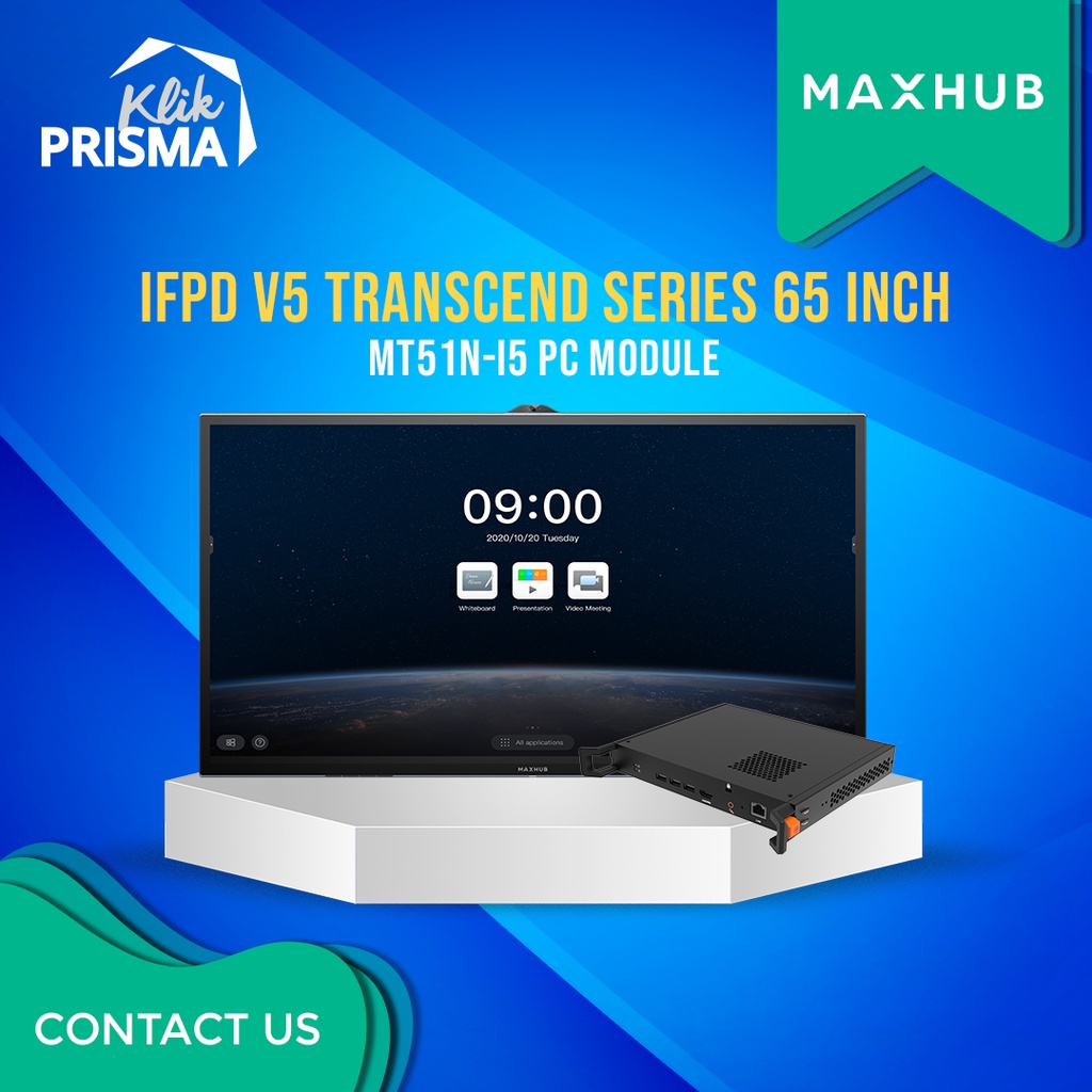 Jual MAXHUB IFPD V5 TRANSCEND SERIES 65 inch with i5 PC Module | Shopee ...