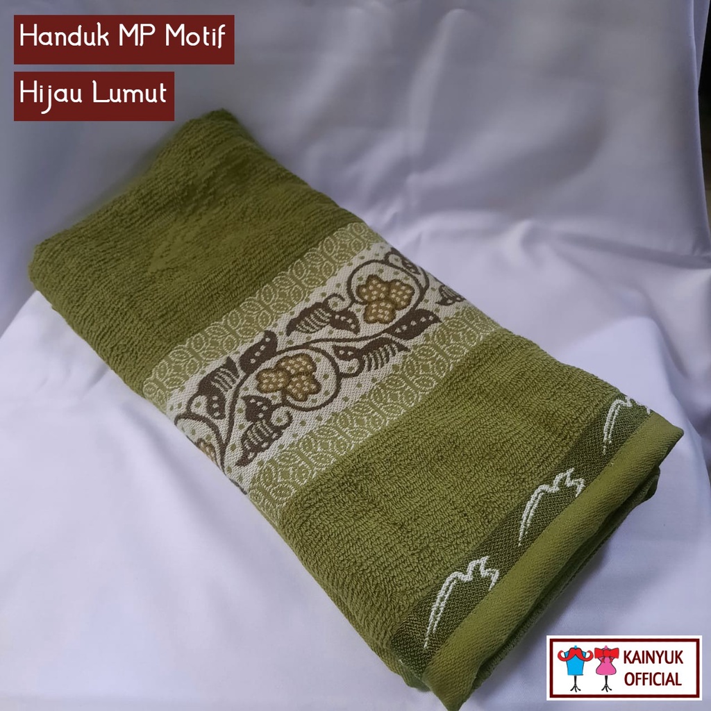 Jual HANDUK MERAH PUTIH MOTIF 70cmx135cm dan 60cmx130cm List Tebal by ...