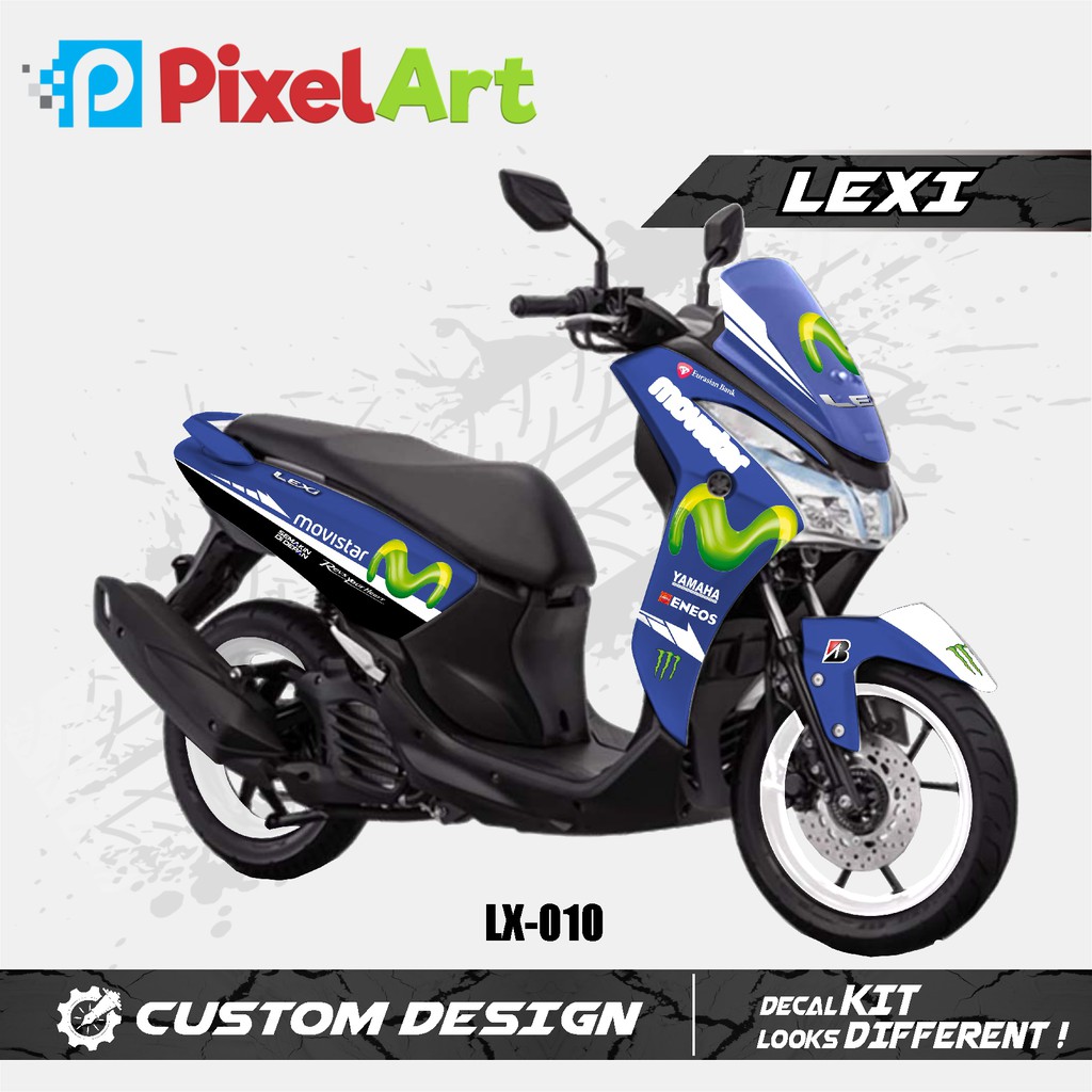 Jual STICKER DECAL MOTOR LEXI MOVISTAR FULL BODY PREMIUM QUALITY ...