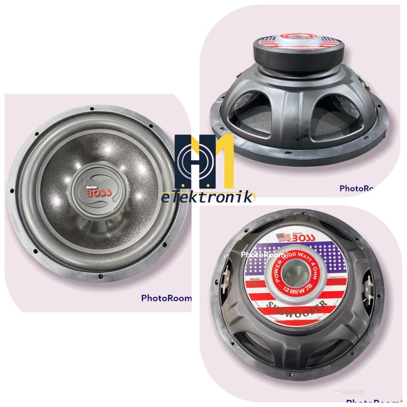 Jual Speaker Sub American Boss 1278 Speaker Subwoofer 12inch 1000w ...