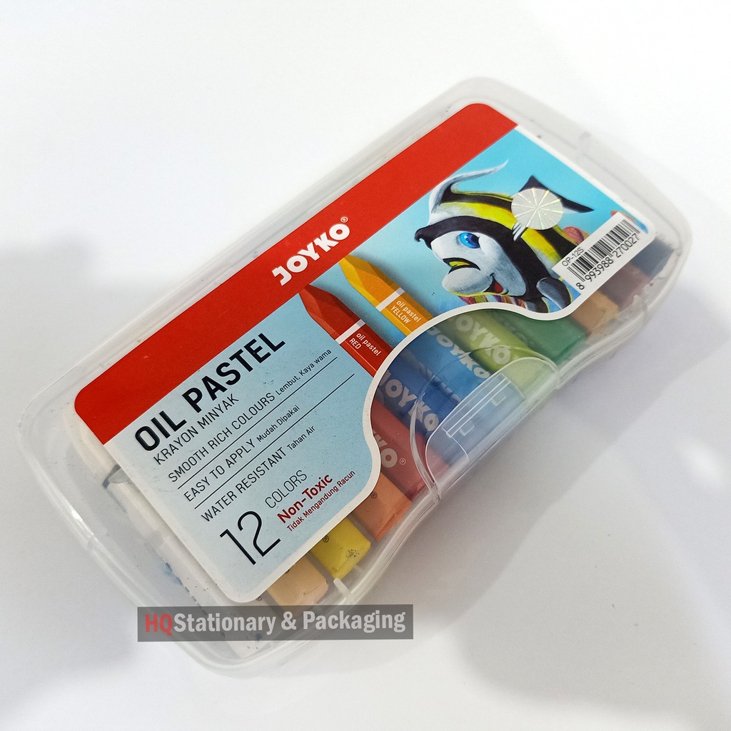 Jual Crayon Oil Pastels JOYKO - isi 12 Warna | Shopee Indonesia