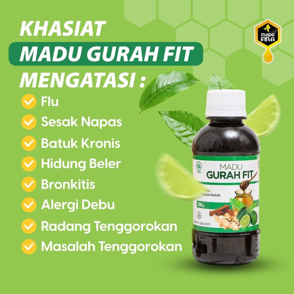 Jual Madu GURAH FIT Asli Original Gurahfit Madu Untuk Bronkitis, Radang ...