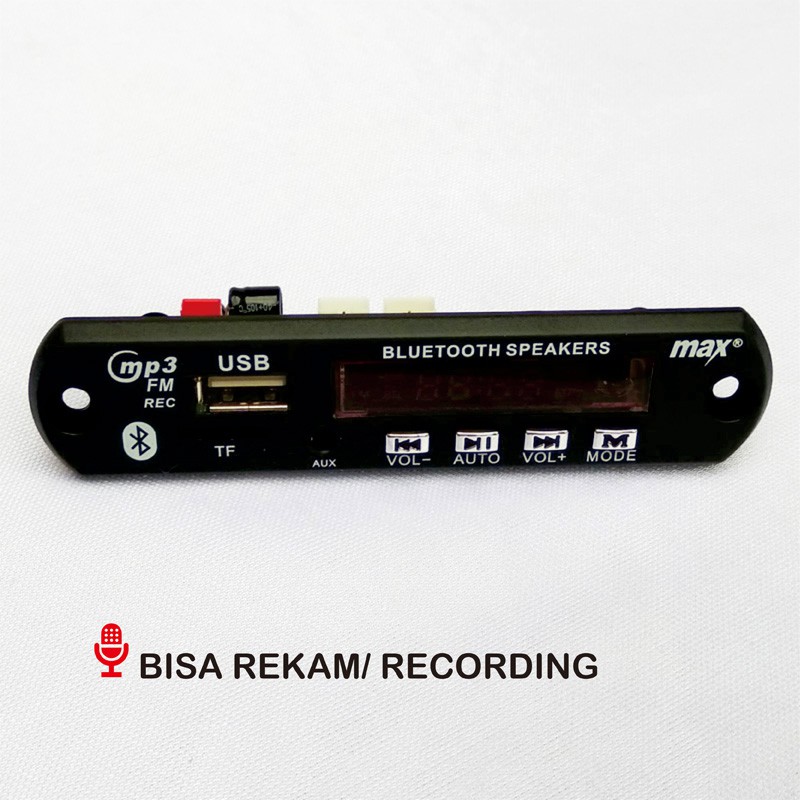 Jual MODUL DECODER MP3 PLAYER USB TF BLUETOOTH FM RADIO 12V RECORD KIT ...