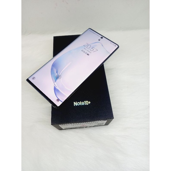 Jual Samsung Galaxy NOTE 10 plus Ram 12/256gb Second Fullset Original SEIN Indonesia hp seken ...