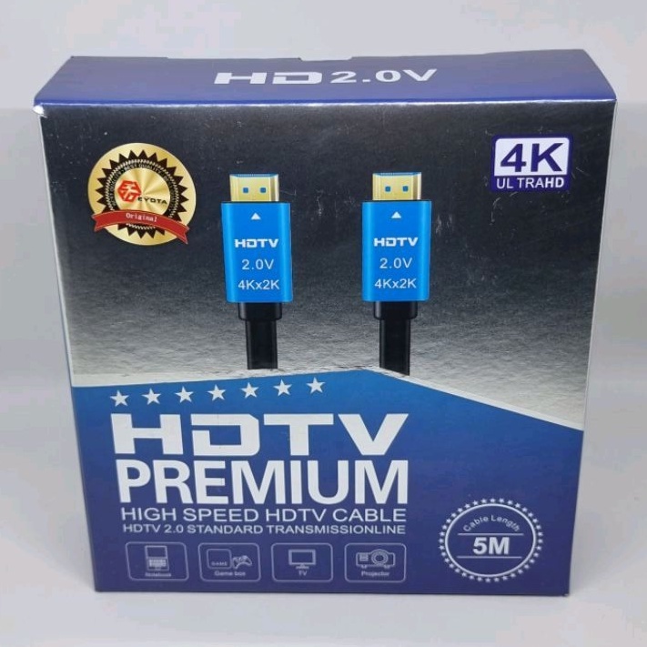 Jual EYOTA KABEL HDMI VERSI 2.0 5 METER SUPPORT 4K2K HIGH SPEED HDTV ...