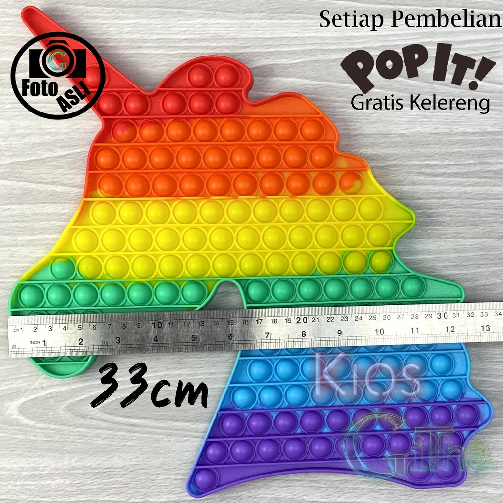 Jual Mainan Fidget Jumbo Push Bubble Pop It Toy Anak Tiktok Murah ...