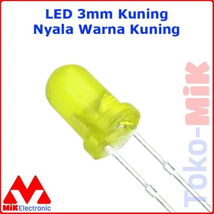 Jual JUAL LED 3MM 3 MM WARNA YELLOW / KUNING MIK robot shopee | Shopee Indonesia