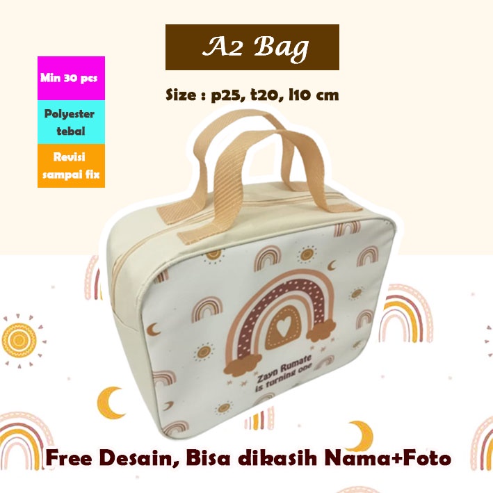 Jual [A2 BAG BOHO RAINBOW] SOUVENIR ULANG TAHUN ANAK MURAH TAS ULANG ...